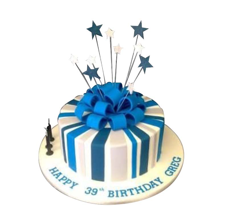 Number 18 Birthday Cake For Boys