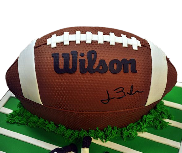 American football cake
