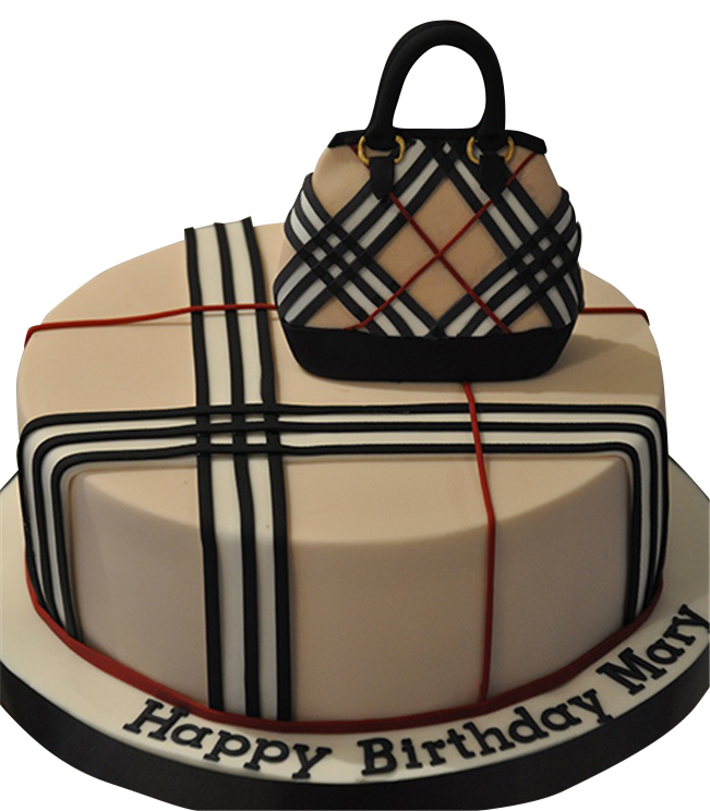 Burberry cake