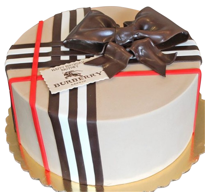 Burberry cake
