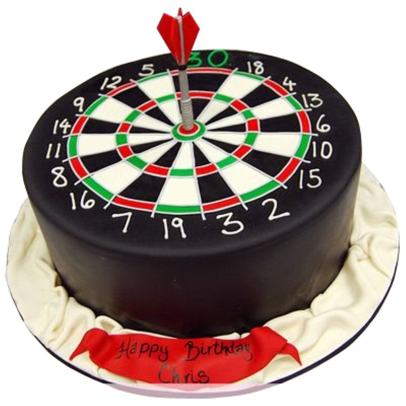 Darts cake