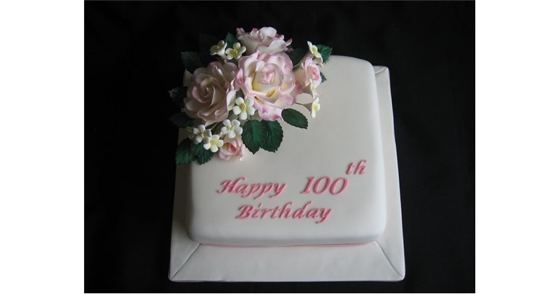 100th birthday cake