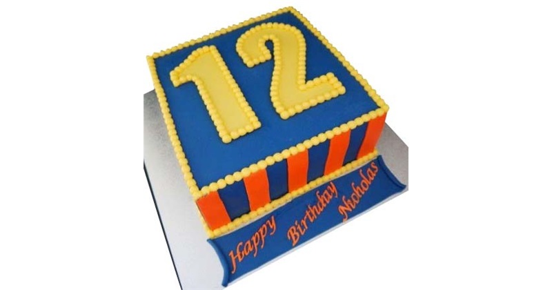 12th Birthday Cake For Boys
