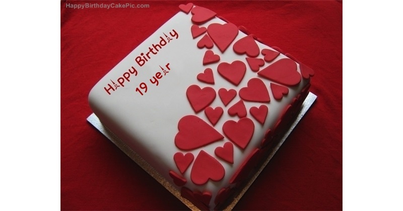 19 years cake