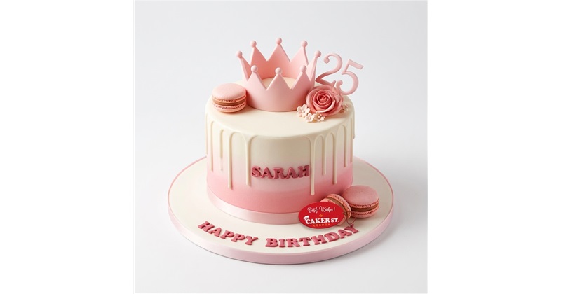 25th Birthday Cake For Her | 25th Birthday cake | Caker Street