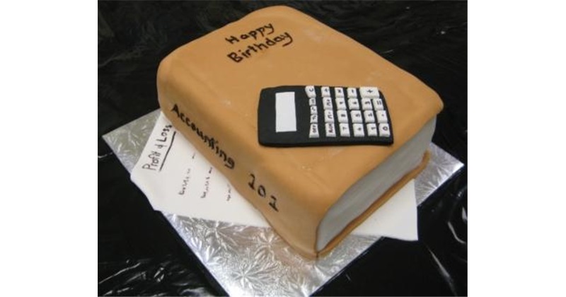 Accountant Birthday Cake