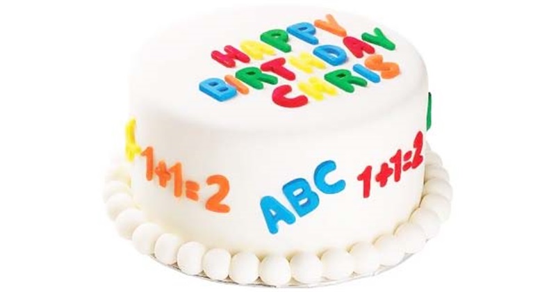 Alphabet cake