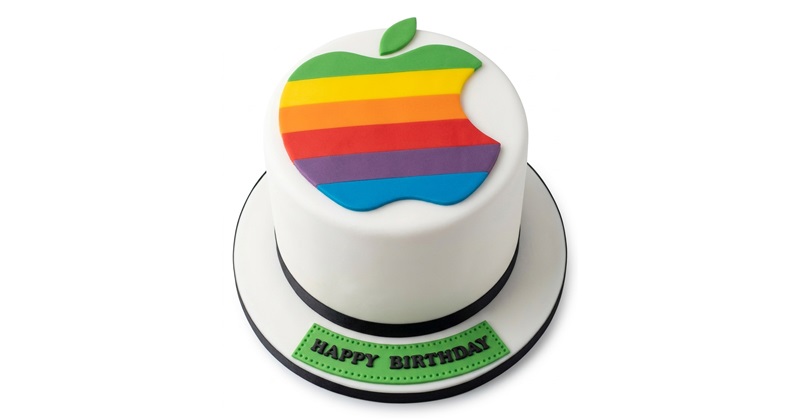 Apple Logo Birthday Cake | UK Delivery | Caker Street