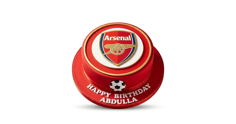Arsenal Football Birthday Cake | UK Delivery