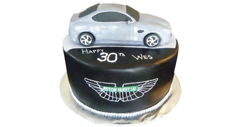 Aston Martin Cake