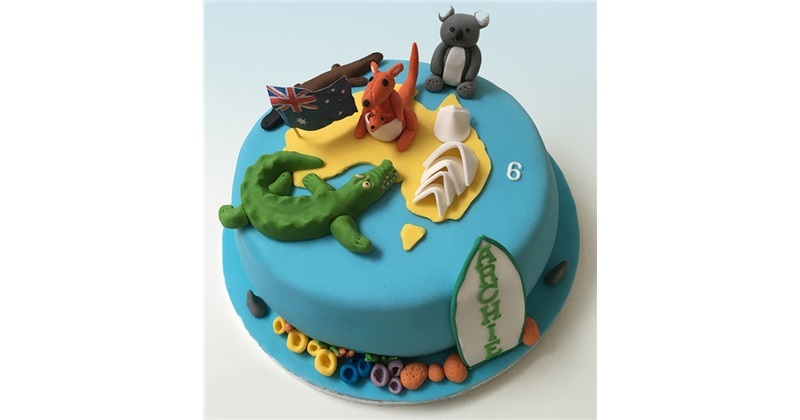 Australian themed cake