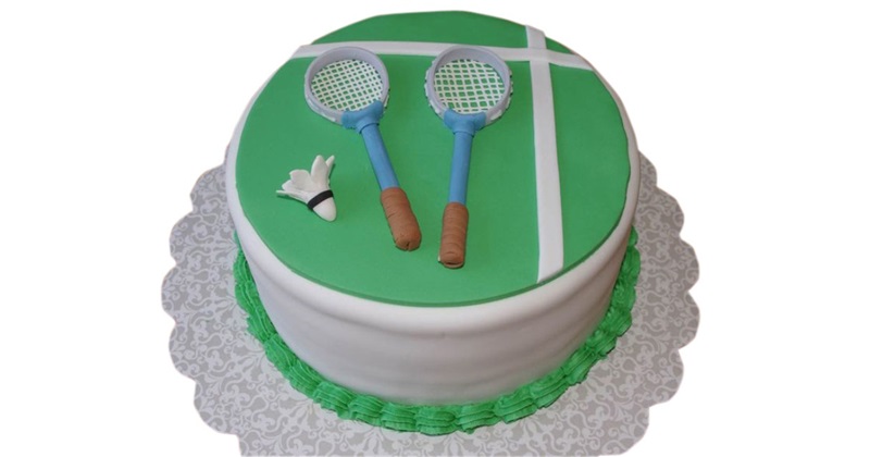 Badminton cake