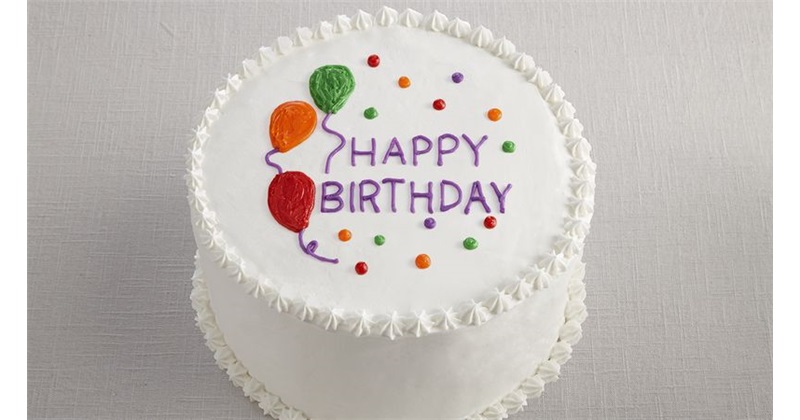 Plain Birthday Cake