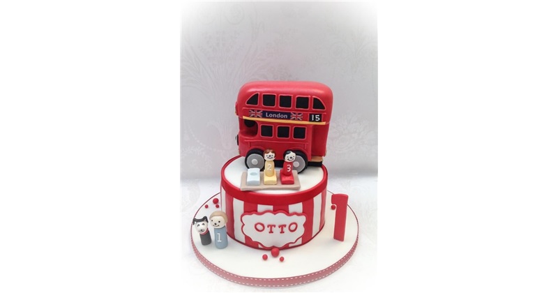 Red Bus Cake