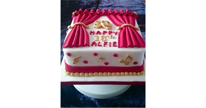 Birthday Theatre Theme Cake For Actors | Adult Birthday Cakes | Caker ...