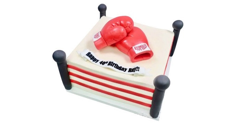 Boxing Ring cake