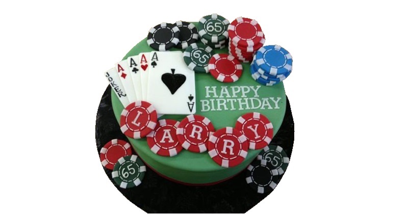 Bridge game Birthday cake