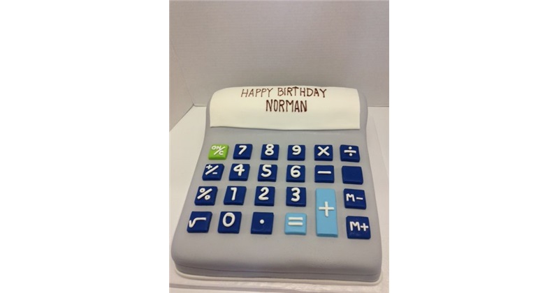 Calculator Cake