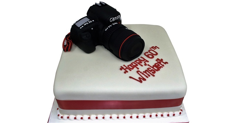 Camera Birthday Cake | 50th Birthday Cake For Him | Caker Street