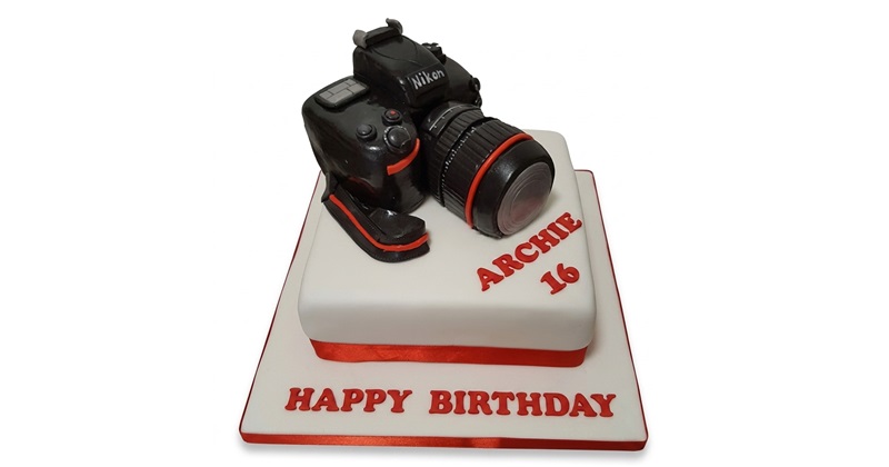 Canon Camera Birthday Cake