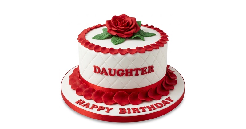 Daughter birthday cake