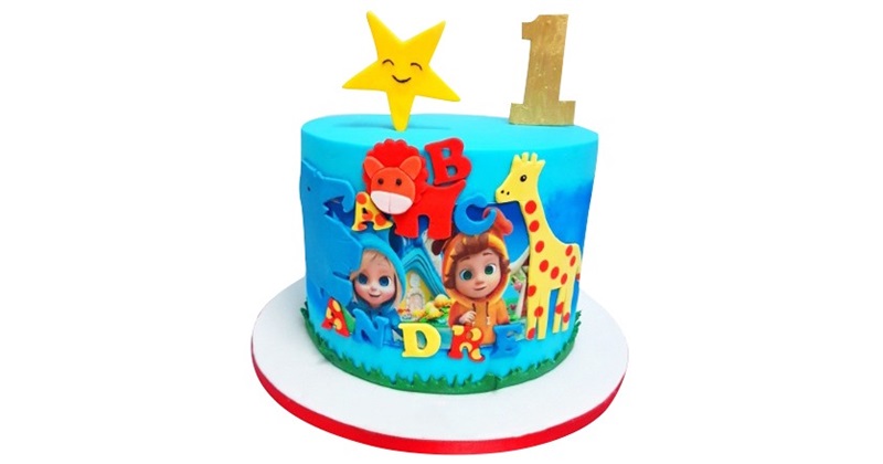 Dave And Ava Theme Cake