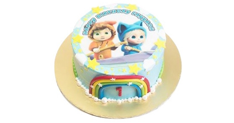 Dave And Ava Theme Cake