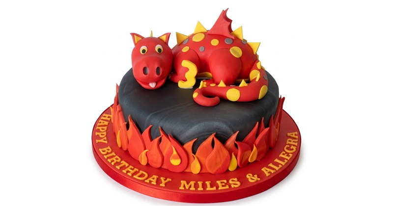 Dragon Theme Cake