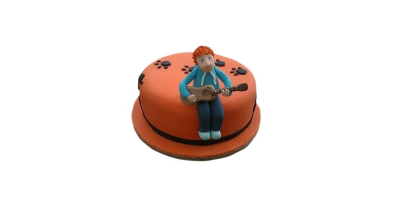 Ed sheeran cake