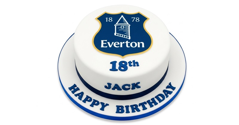 Everton Cake | Personalised Football Birthday Cake UK
