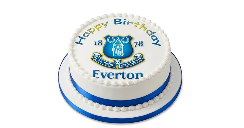 Everton Birthday Cake | Official FC Theme Cakes UK