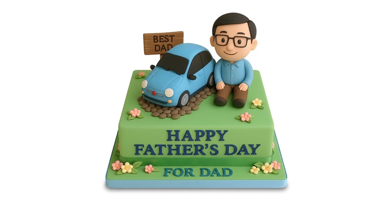 Fiat 500 Car Cake
