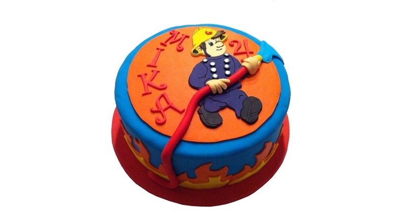 Fireman sam my little pony cake