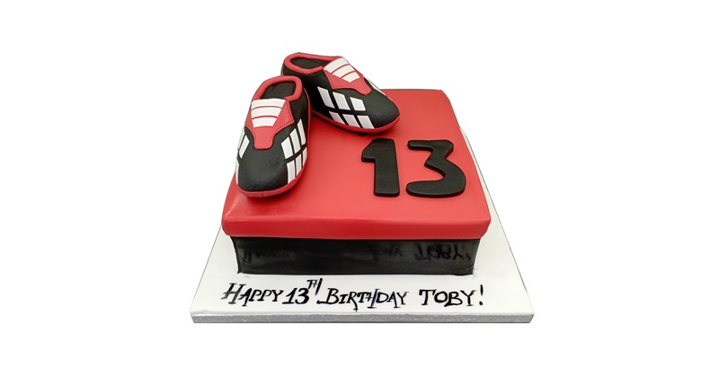 Football Boots Cake