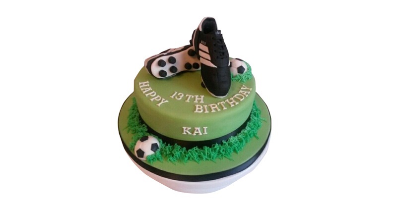 Football Boots Cake