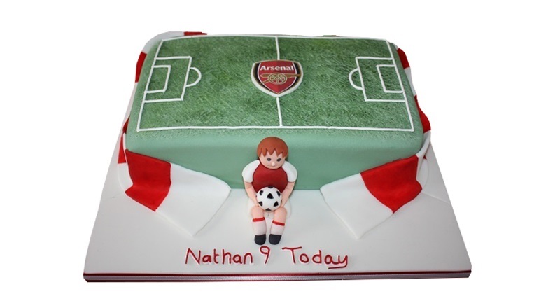Football Pitch Cake | 9th Birthday Cakes for Boys | Caker Street