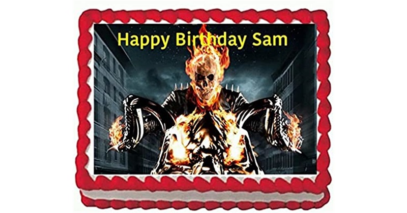 Ghost Rider Cake