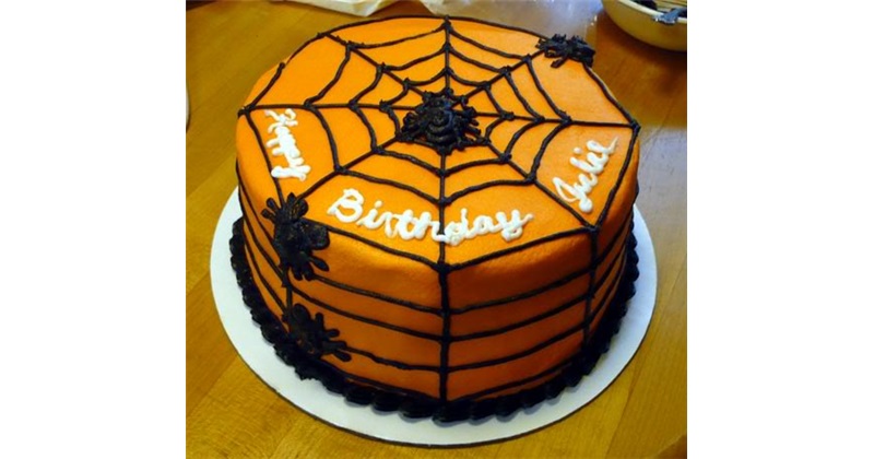 Spider Birthday Cake