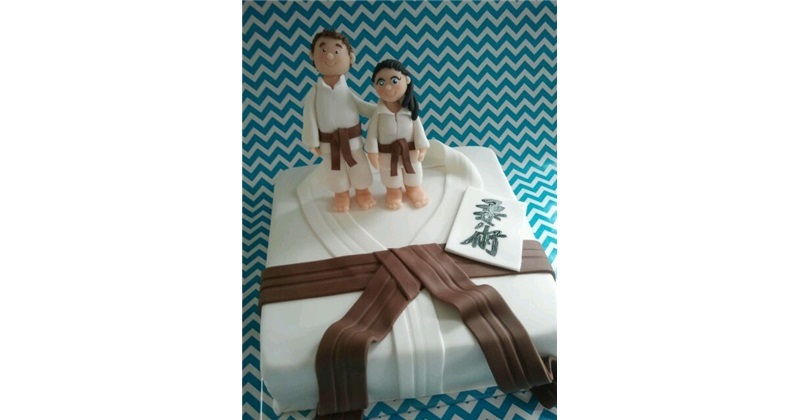 Jiu jitsu karate cake