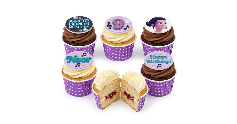 K-Pop Demon Hunters Birthday Cupcakes | UK Delivery
