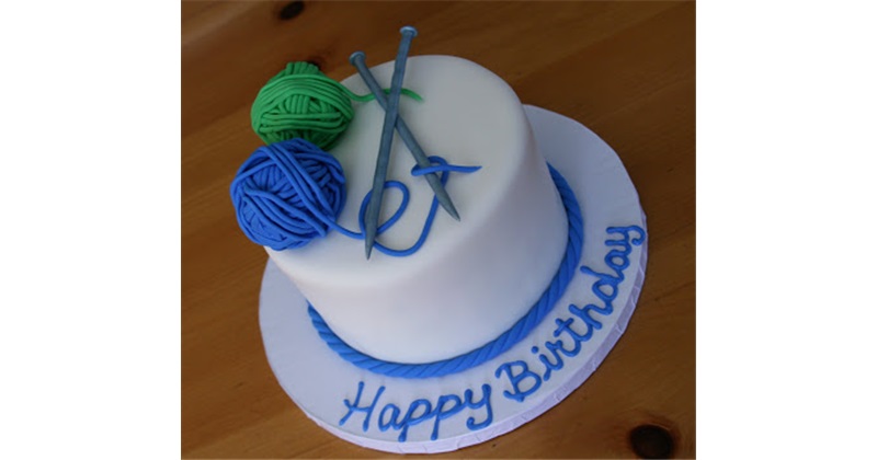 Knitting themed Cake | Knitting themed cake | Caker Street