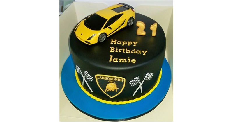 Lamborghini Cake