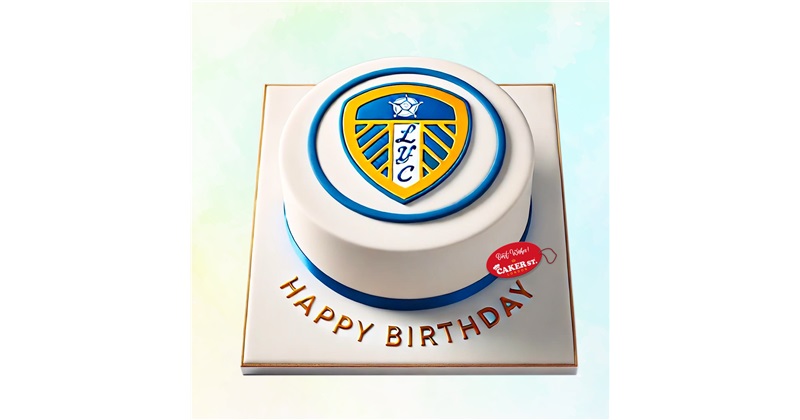 Leeds United Football birthday cake | Leeds United Football Cake ...