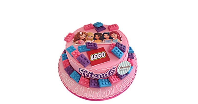 Lego friends cake