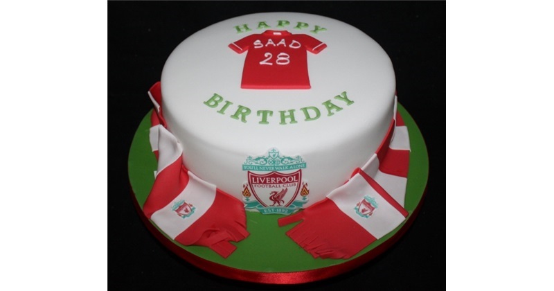 Liverpool cake for 21st birthday