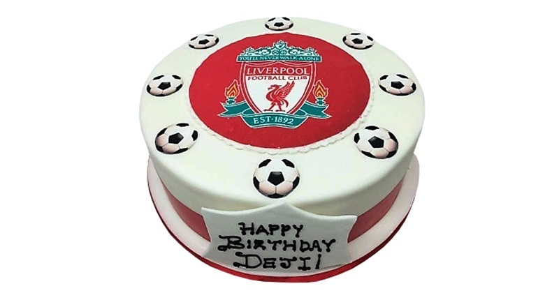 Liverpool football club cake