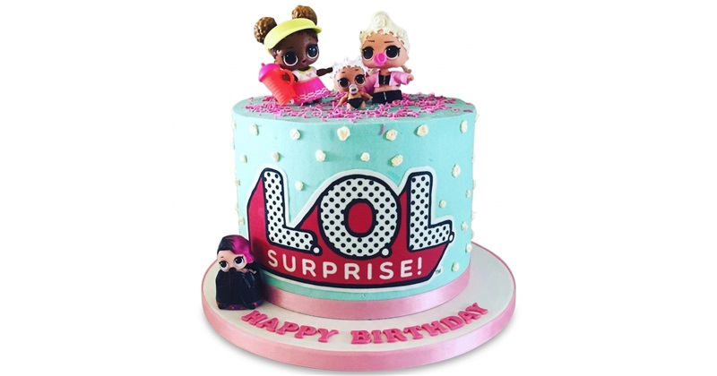 Lol doll surprise cake