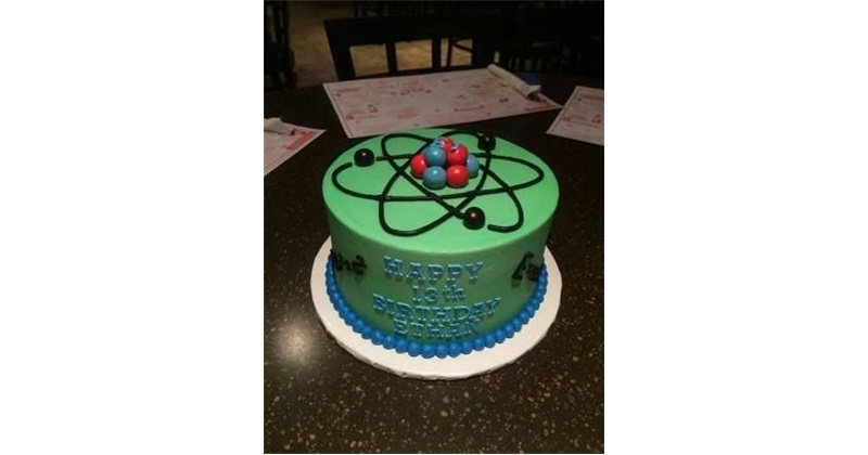 Mad scientist cake