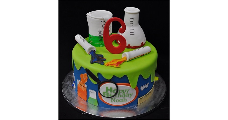 Mad scientist cake | Birthday Cake | Caker Street