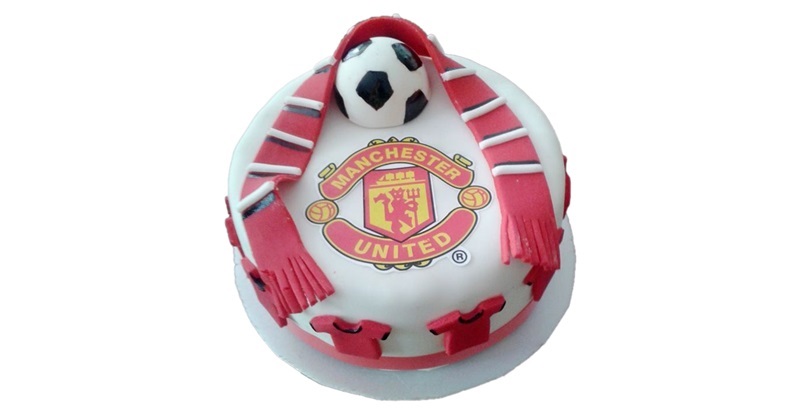 Manchester united cake